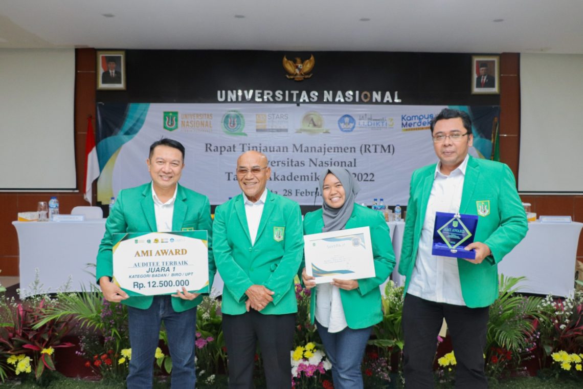 Universitas Nasional Gelar Rapat Tinjauan Manajemen Tahun Akademik 2022 – Biro Administrasi Umum